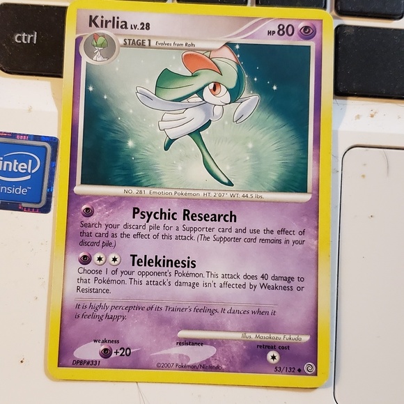 Other | Kirlia 53 Pokemon Card | Poshmark